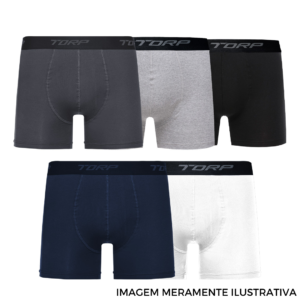 KIT C/3 CUECAS TORP SLIP JUVENIL ALGODÃO - Torp